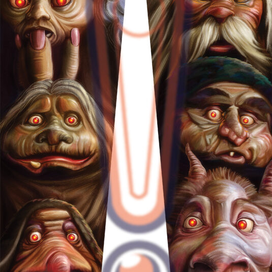 Labyrinth Backbox Decal Set – Barrels of Fun